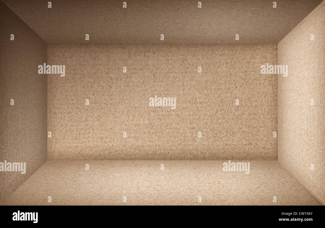 Flat brown cardboard background texture Stock Photo - Alamy