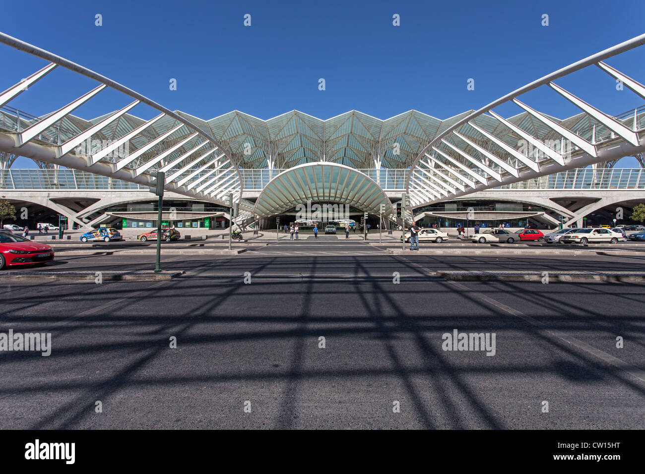 Gare do Oriente (Orient Station), a public transport hub in Lisbon ...