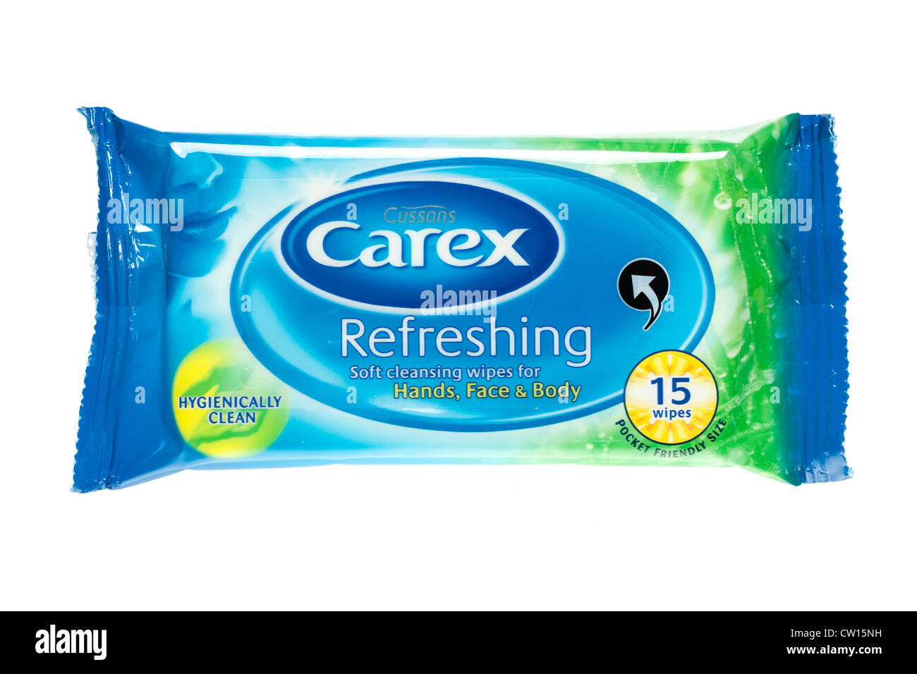 Packet carex cleansing wipes hi-res stock photography and images - Alamy