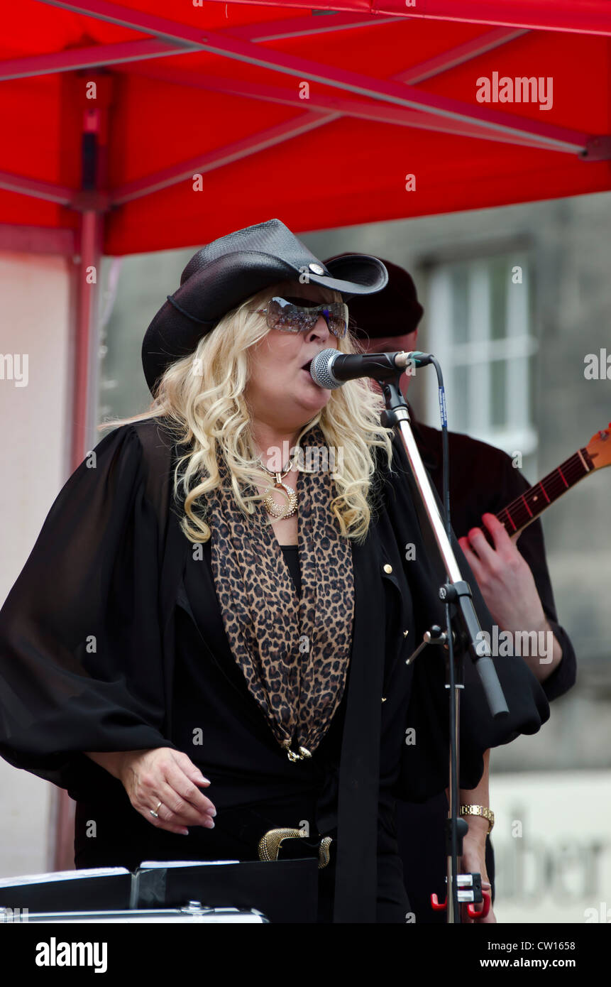 Dana Dixon performing at the Mardi Gras on the opening day of the ...