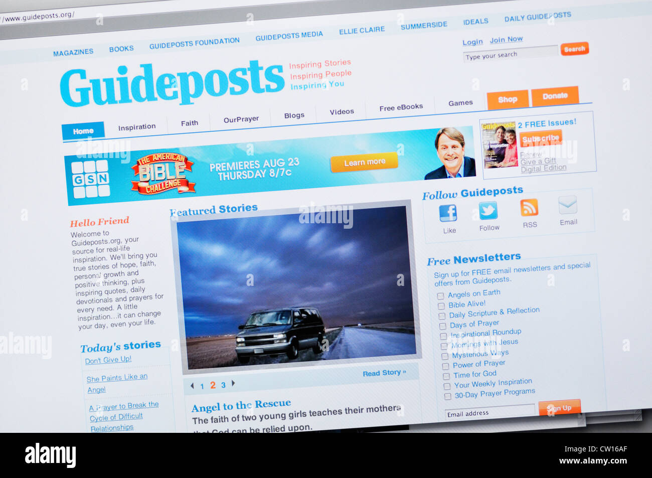 Guideposts hi-res stock photography and images - Alamy