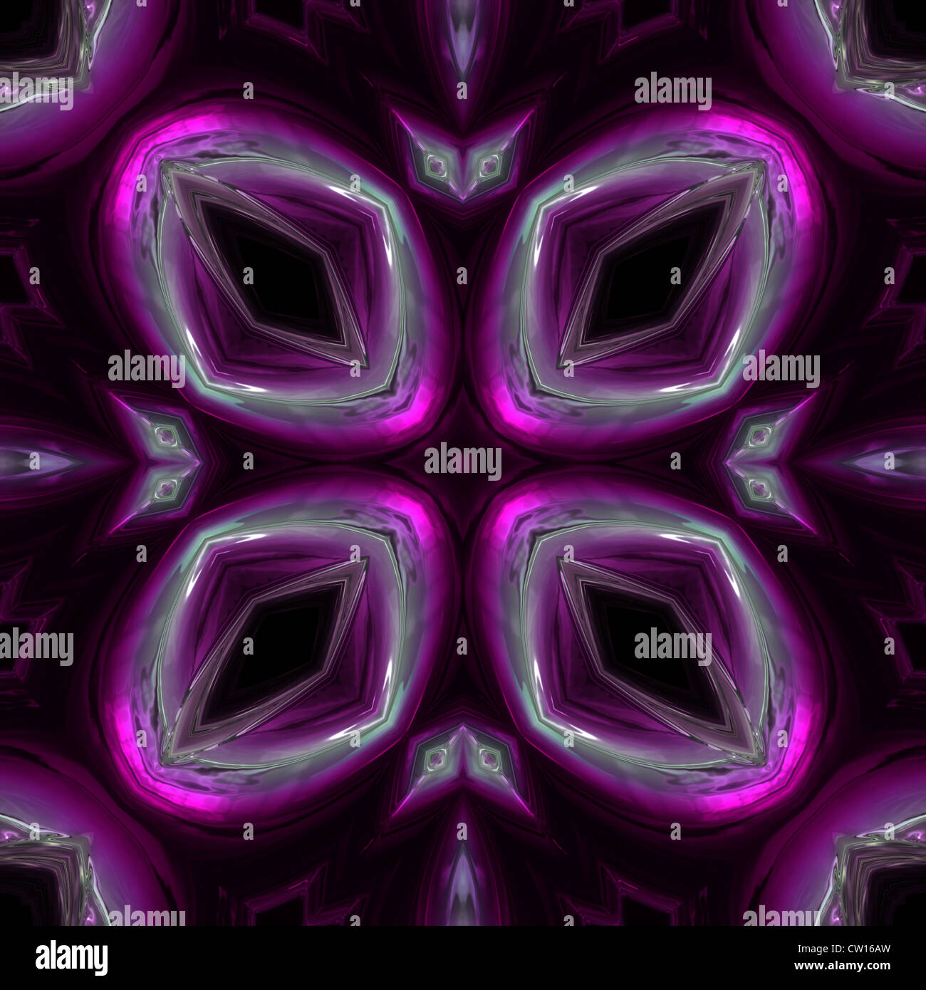 Abstract illustrated glass object Stock Photo - Alamy