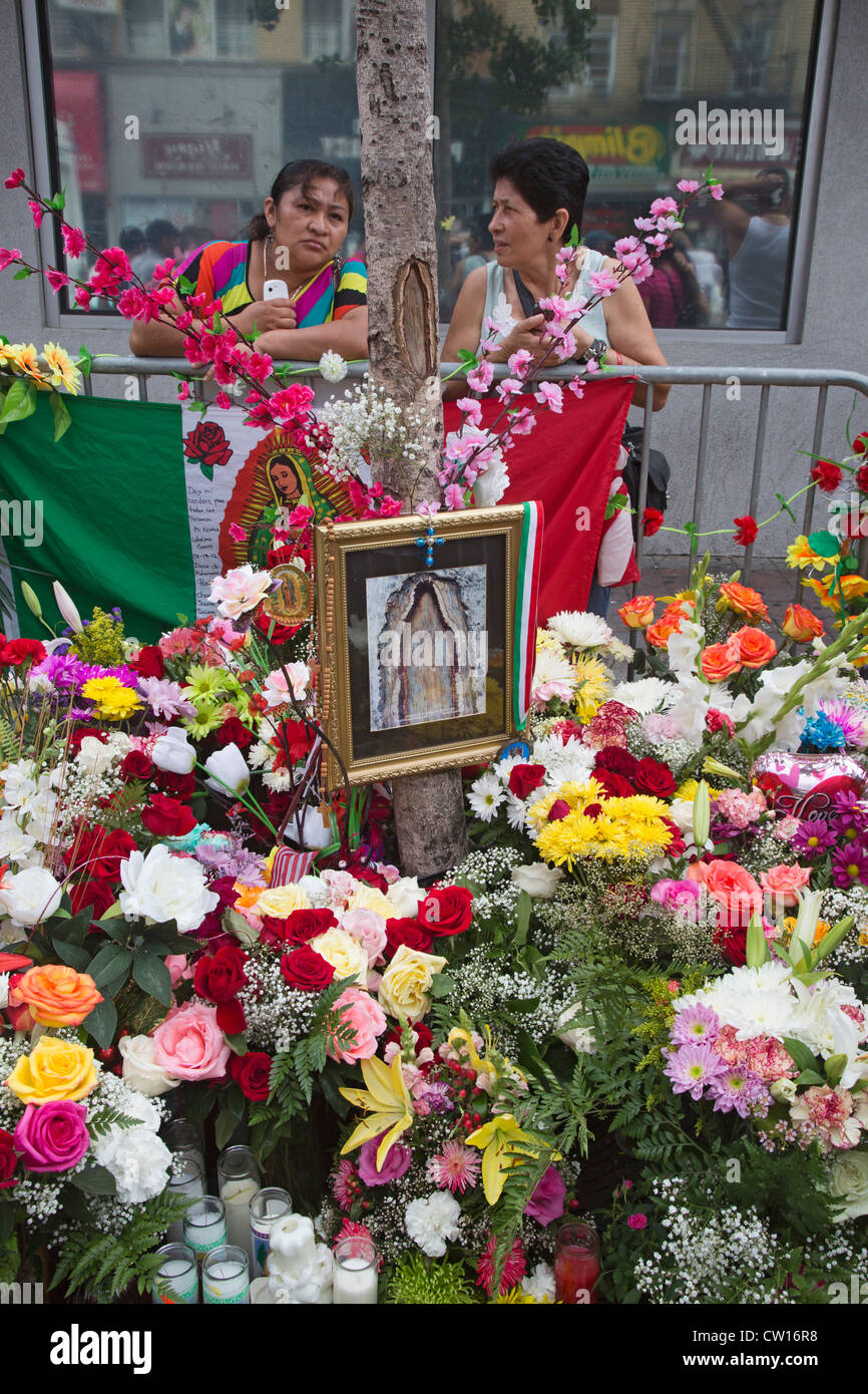 A knot on a tree trunk, which many view as a miracle depicting the ...