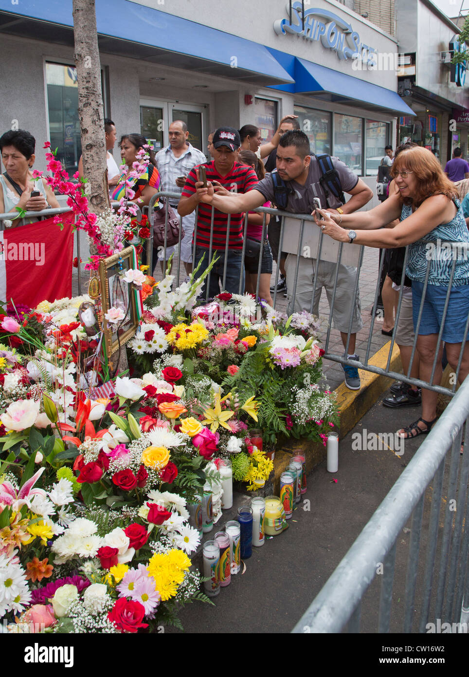 A knot on a tree trunk, which many view as a miracle depicting the ...