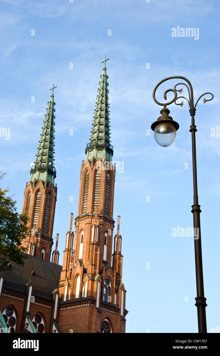 Church two towers hi-res stock photography and images - Alamy