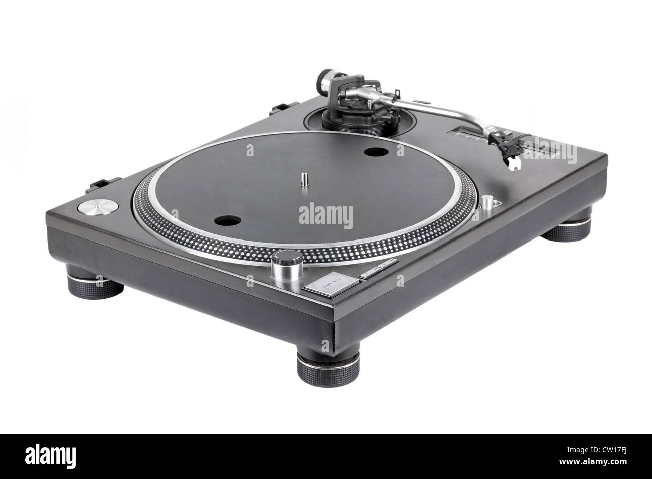Turntable isolated on white background Stock Photo - Alamy