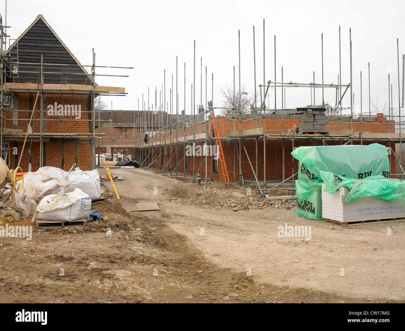 Housing under construction Stock Photo - Alamy
