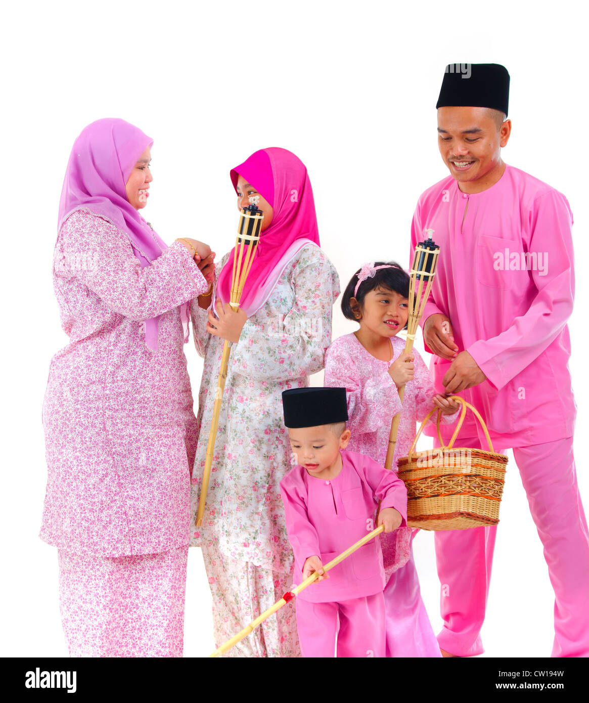 malay raya family Stock Photo - Alamy