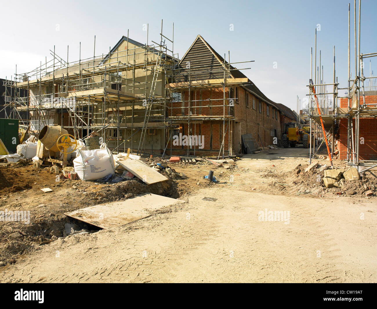 Housing under construction Stock Photo - Alamy