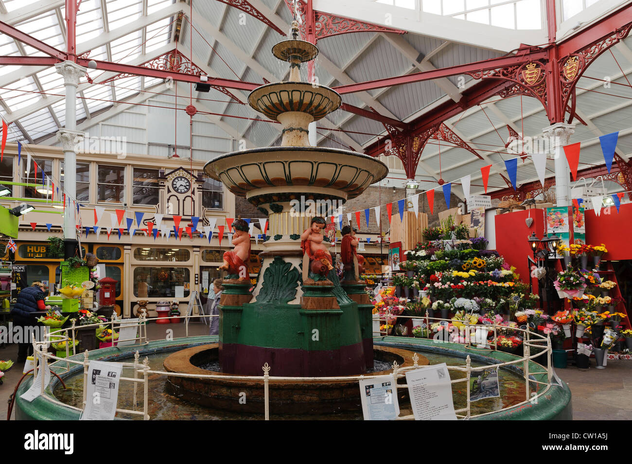 Victorian Central Market in St.Helier, Isle of Jersey, Channel Islands ...