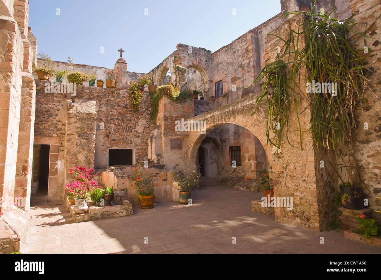 Convento de la Santa Cruz Queretaro, Mexico Stock Photo - Alamy