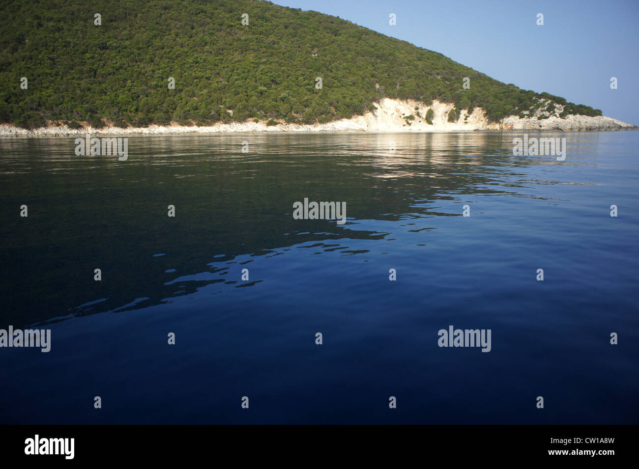 Northern Ithaca coastline, Ionian Sea, Greece Stock Photo - Alamy