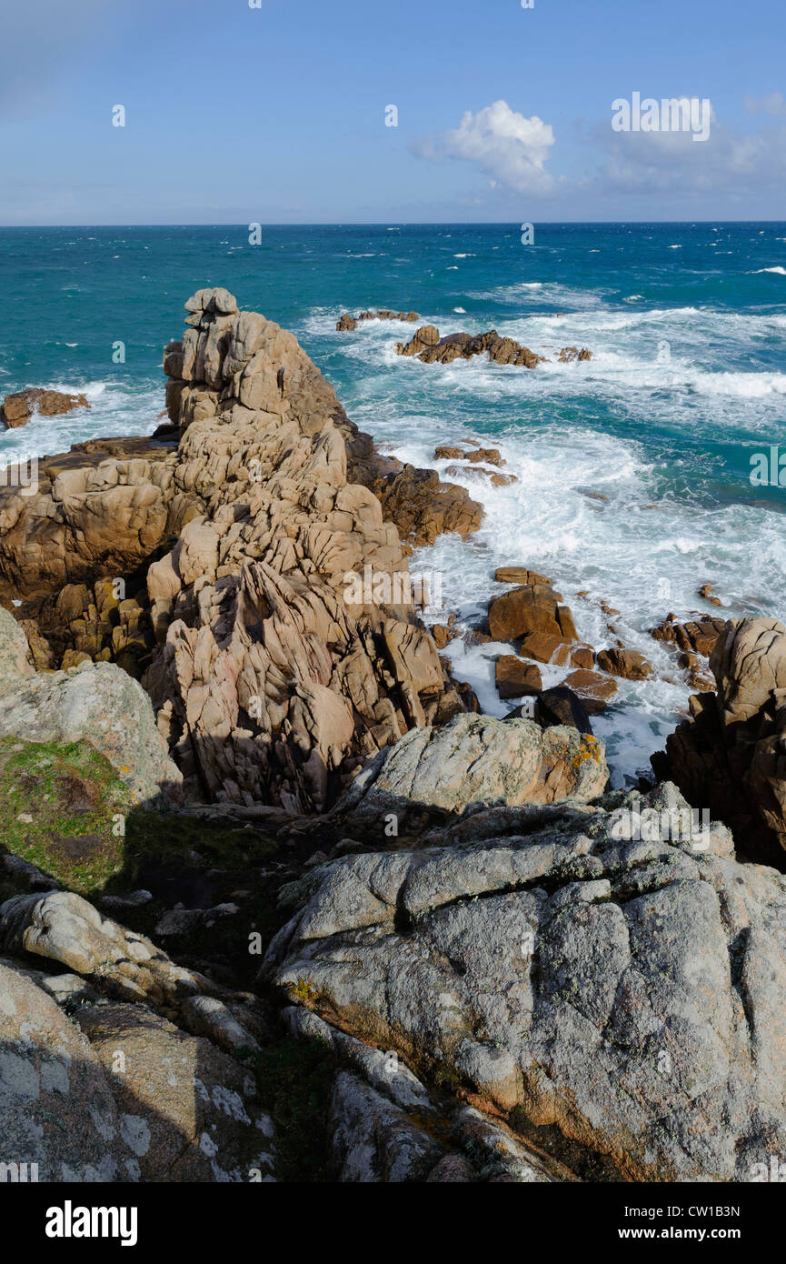 Cobo Bay, Isle of Guernsey, Channel Islands Stock Photo - Alamy