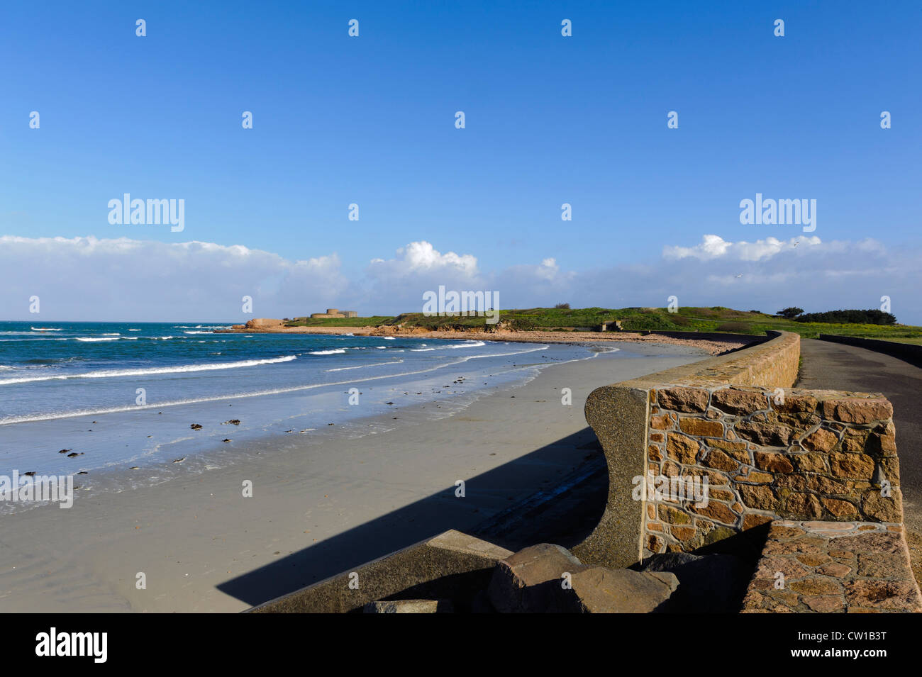 Cobo bay beach view hi-res stock photography and images - Alamy