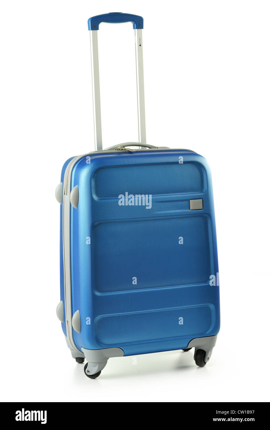 Suitcase isolated on white Stock Photo - Alamy