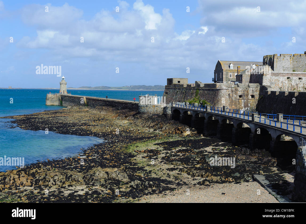 Castle Cornet in St. Peter Port, Isle of Guernsey, Channel Islands ...
