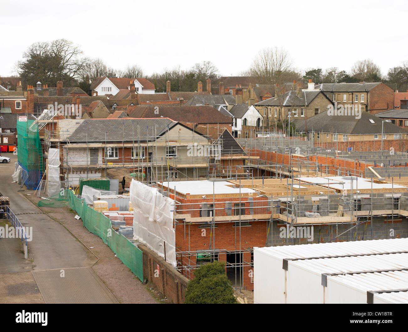 Housing under construction Stock Photo - Alamy