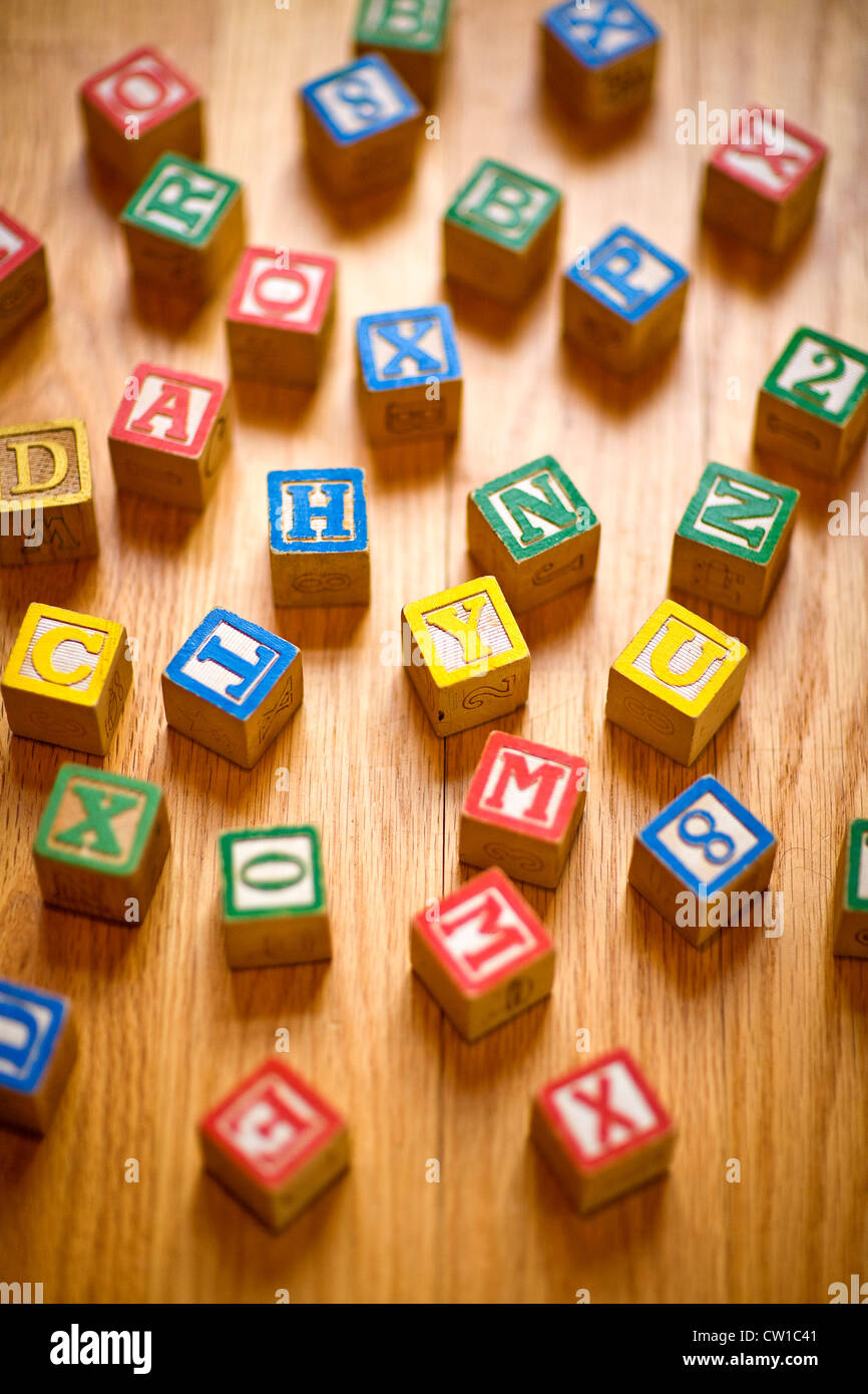 Still life building blocks hi-res stock photography and images - Alamy