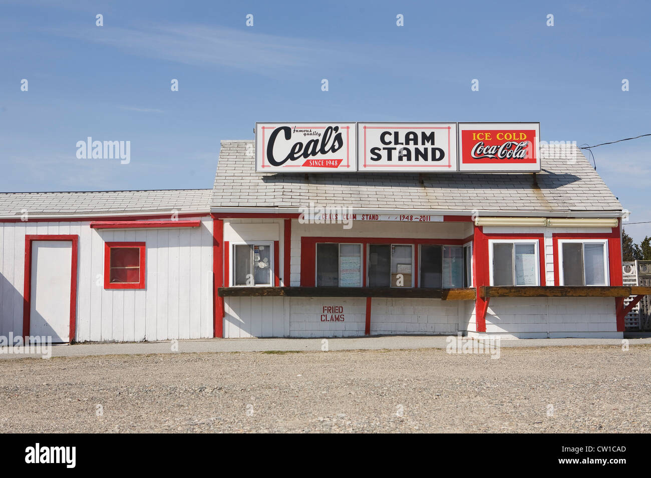 Clam Stand Hampton Beach, New Hampshire Stock Photo - Alamy