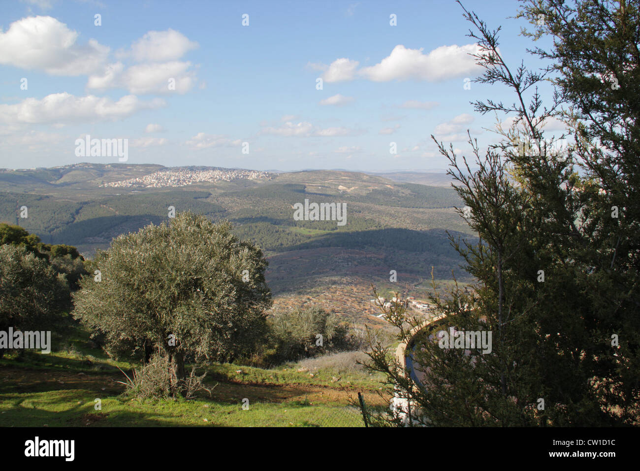 View from Mount Tabor (Transfiguration), Israel Stock Photo - Alamy