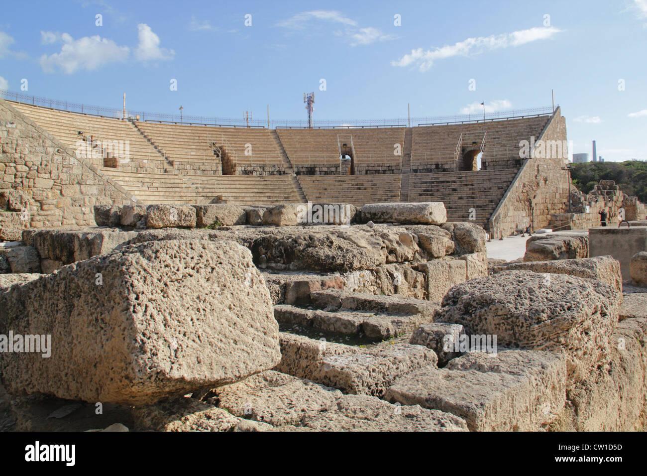 Caesarea Maritima (Greek: παράλιος Καισάρεια), Mediterranean coast of ...