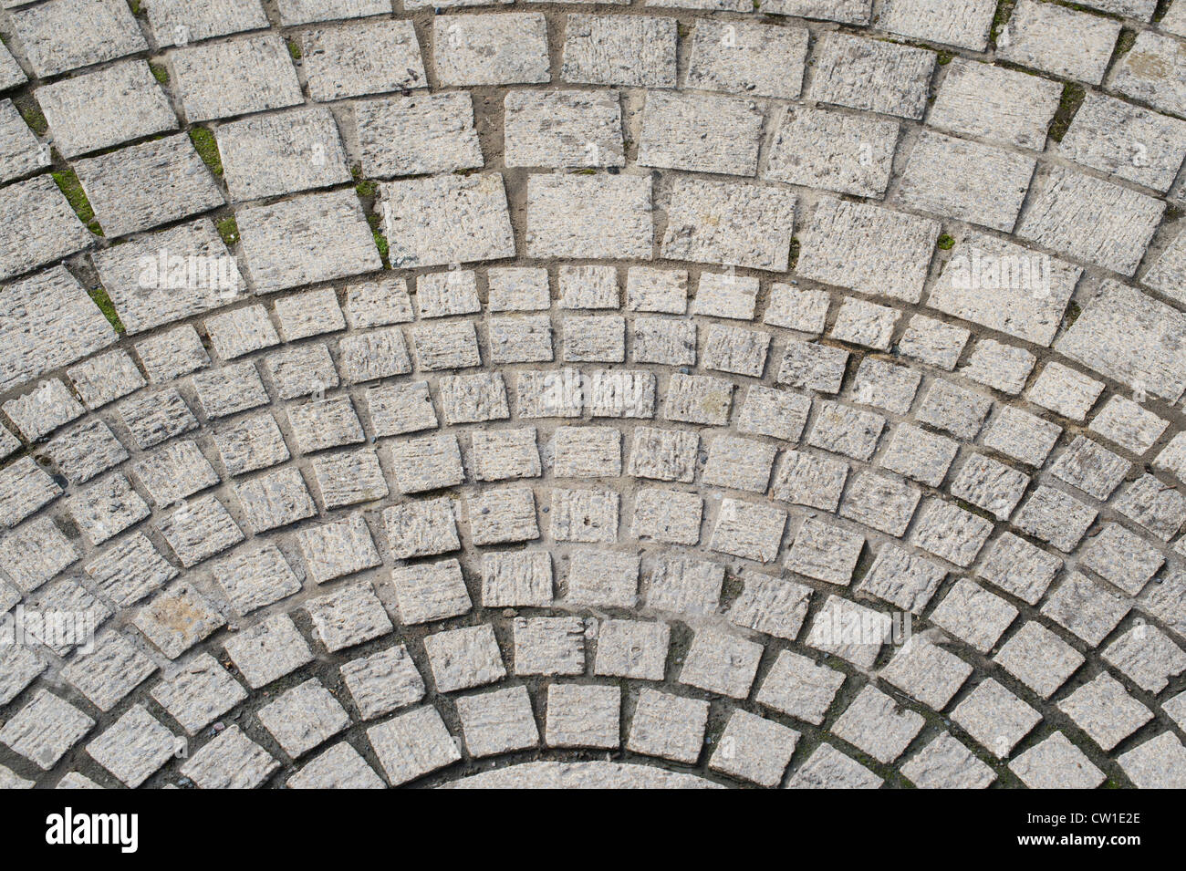 Round Garden stone path pattern Stock Photo - Alamy