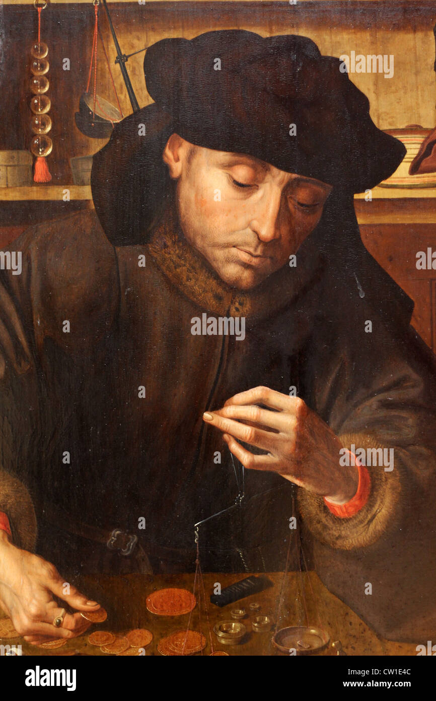 Quinten Metsys. Musee Royaux des Beaux Arts in Bruseels, Belgium Stock ...