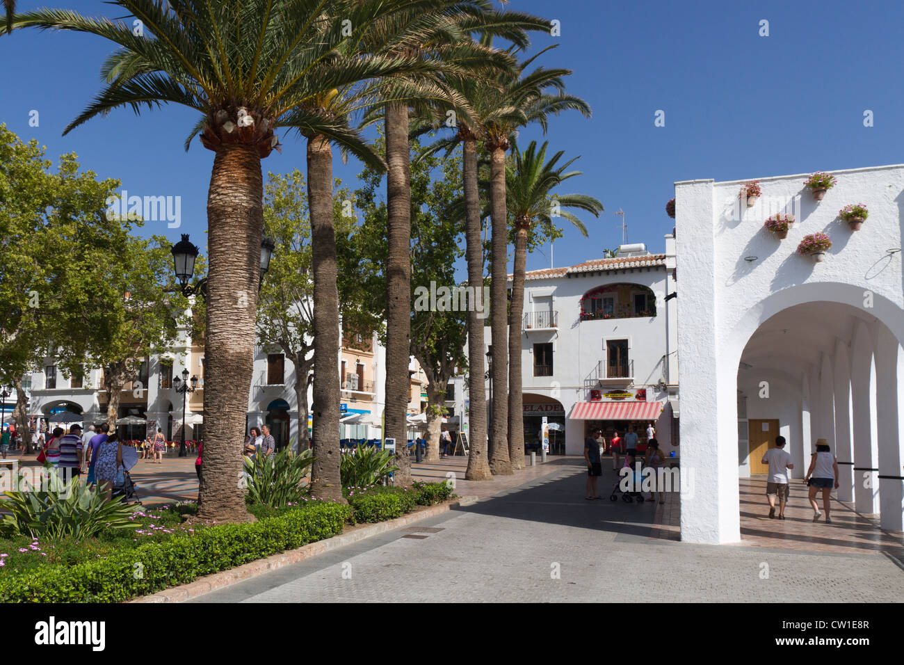 Nerja town square spain hi-res stock photography and images - Alamy