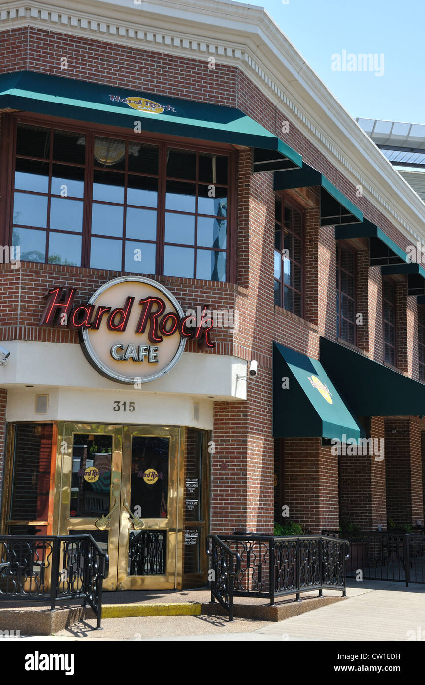 Hard Rock Cafe, Memphis, Tennessee, USA Stock Photo - Alamy