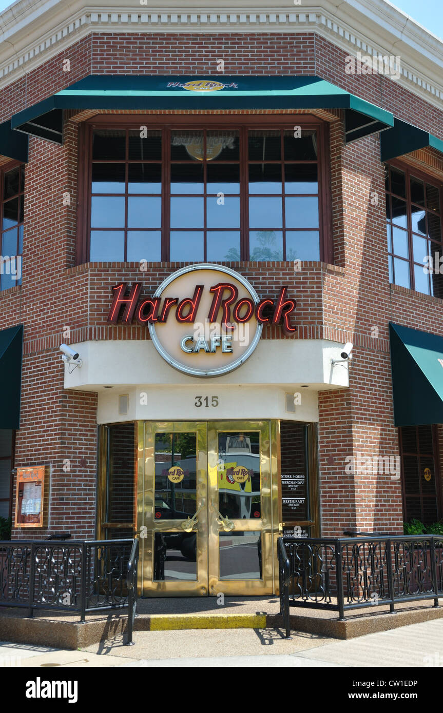 Hard Rock Cafe, Memphis, Tennessee, USA Stock Photo - Alamy