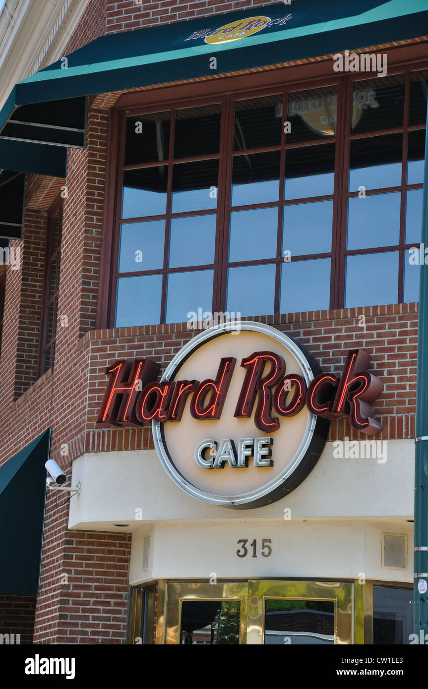 Hard Rock Cafe, Memphis, Tennessee, USA Stock Photo - Alamy