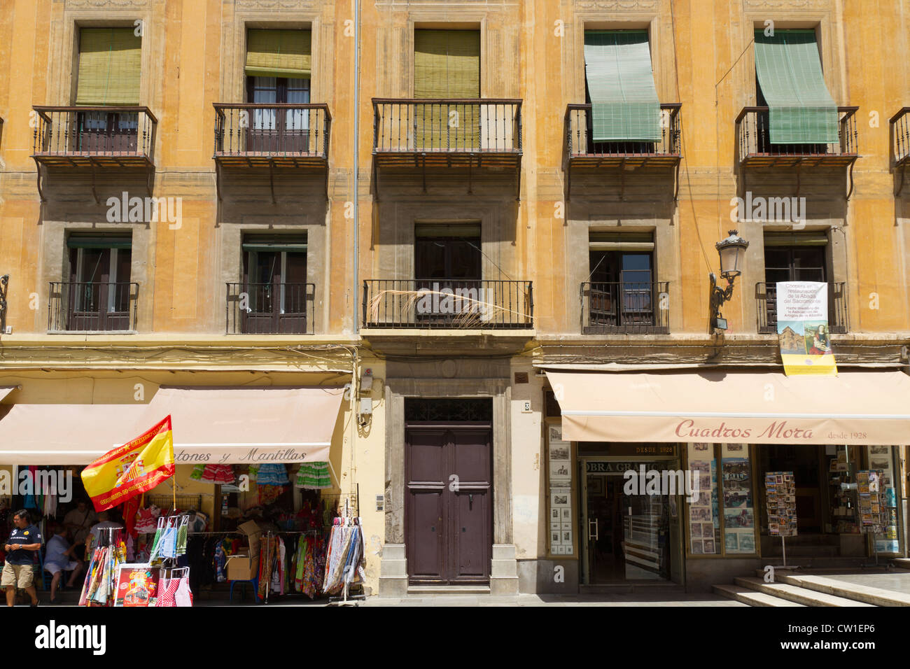 Traditional Spanish buildings in Granada Spain Stock Photo - Alamy
