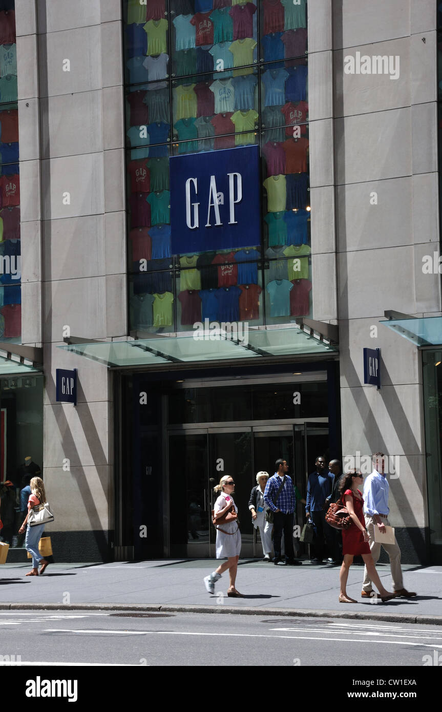 Gap store, New York City, USA Stock Photo - Alamy