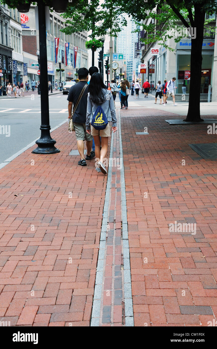 The Freedom Trail, Boston, Massachusetts, USA Stock Photo - Alamy