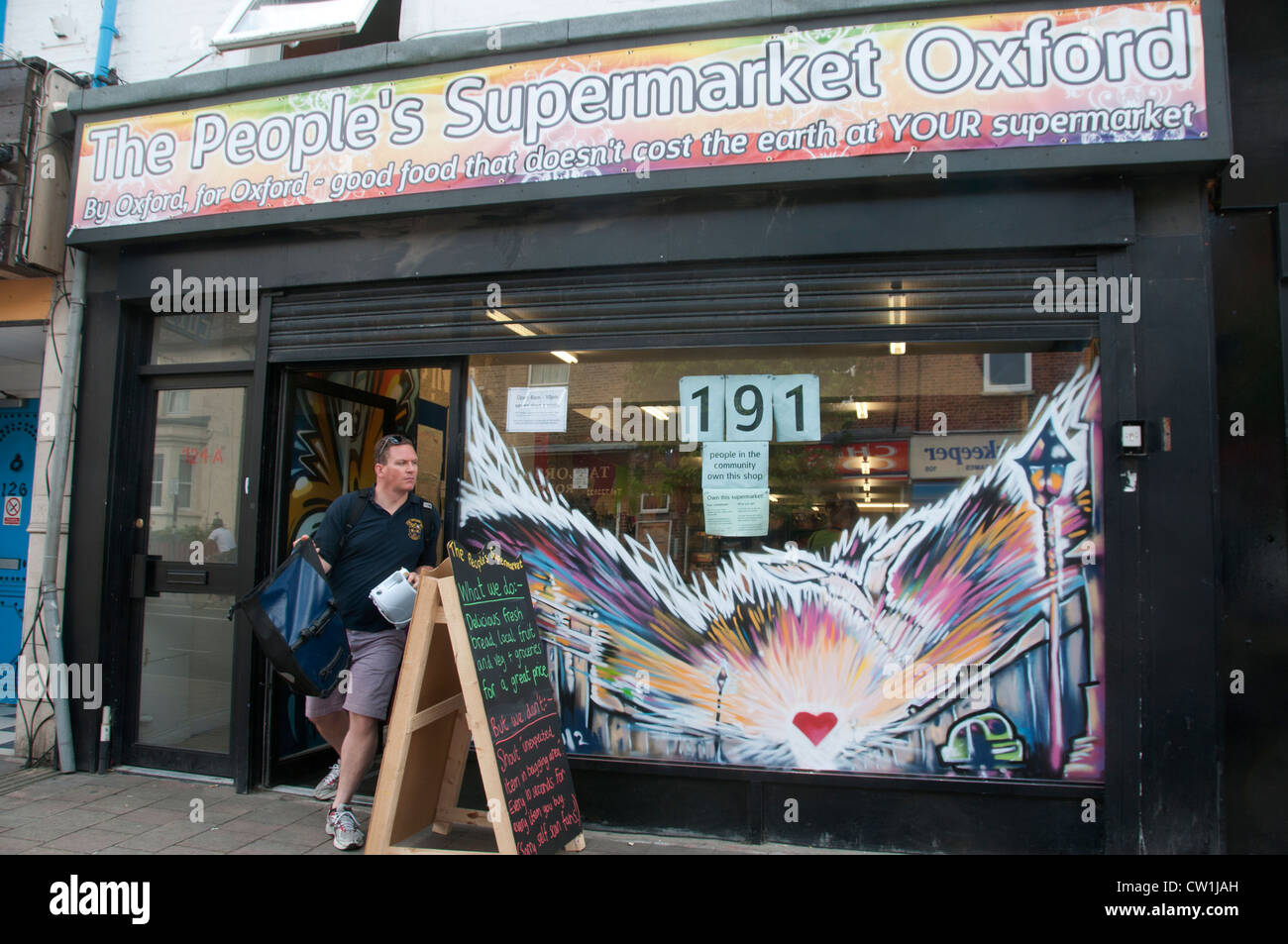 Oxford - People's store - community owned business Stock Photo - Alamy