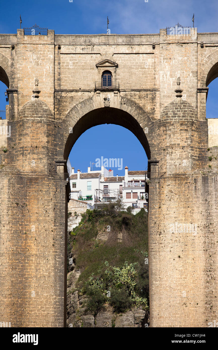 New Bridge (Spanish: Puente Nuevo) from 18th century in Ronda ...