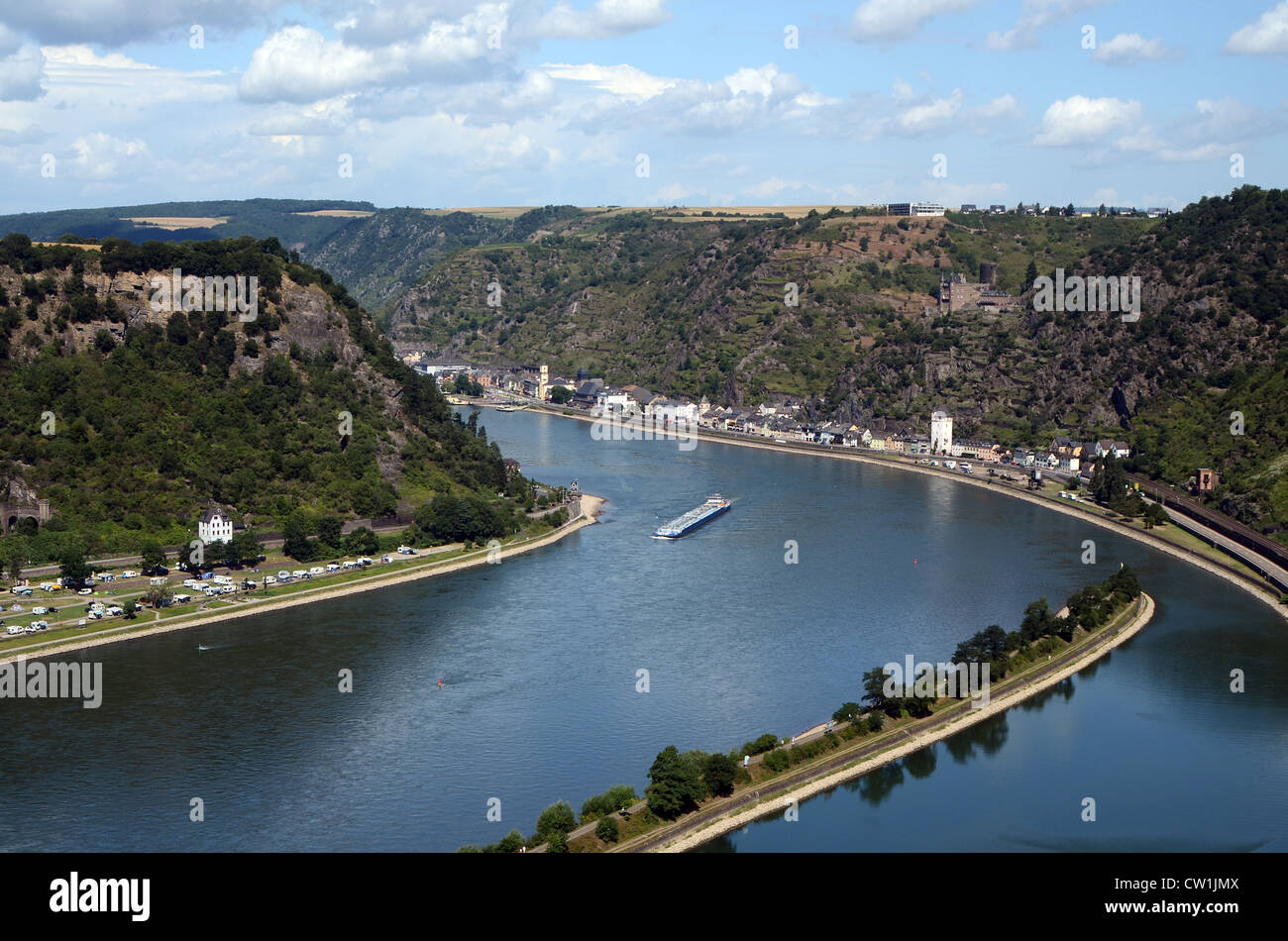 Loreley At Rhine River Stock Photos & Loreley At Rhine River Stock ...