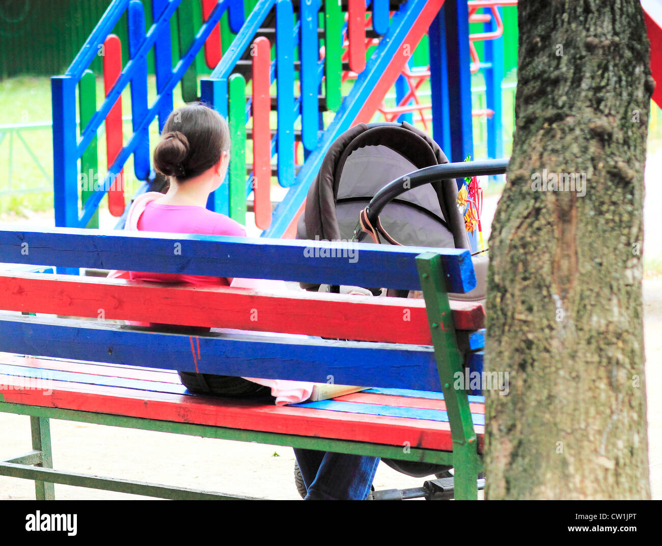 Playground attractions hi-res stock photography and images - Alamy