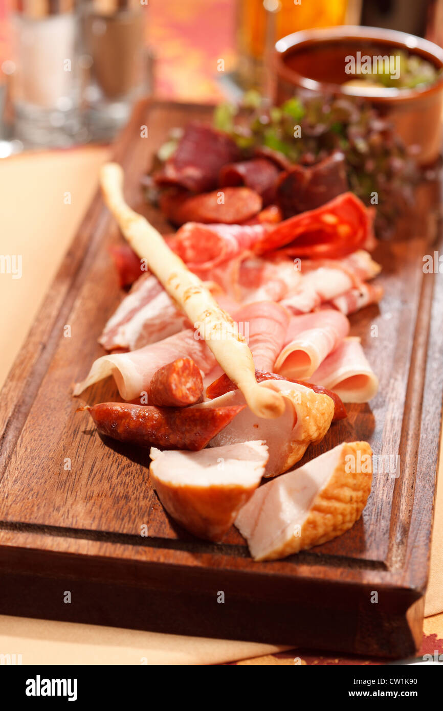 Meat appetizer hi-res stock photography and images - Alamy