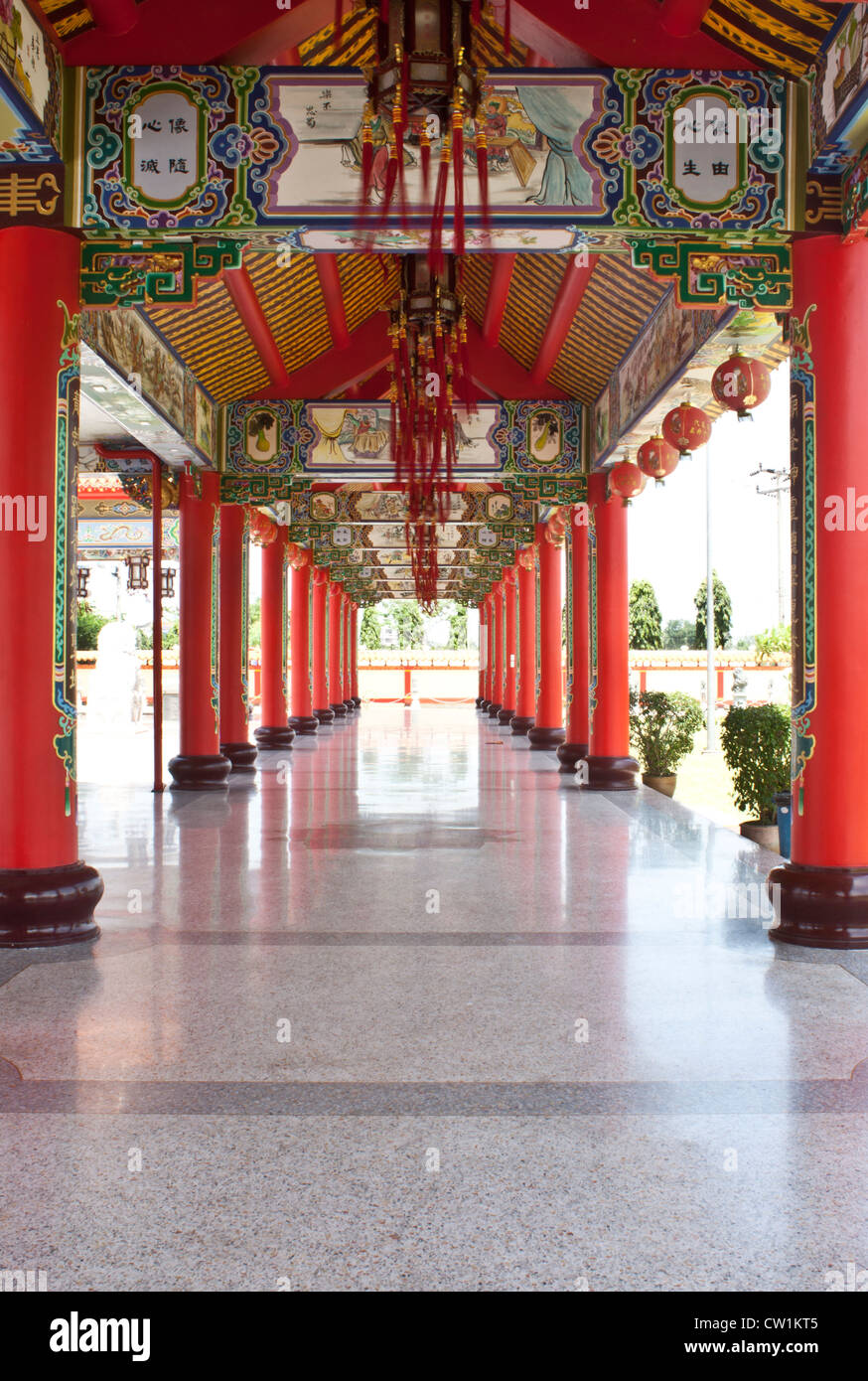Decorating the Chinese style. The decor is colorful Stock Photo - Alamy