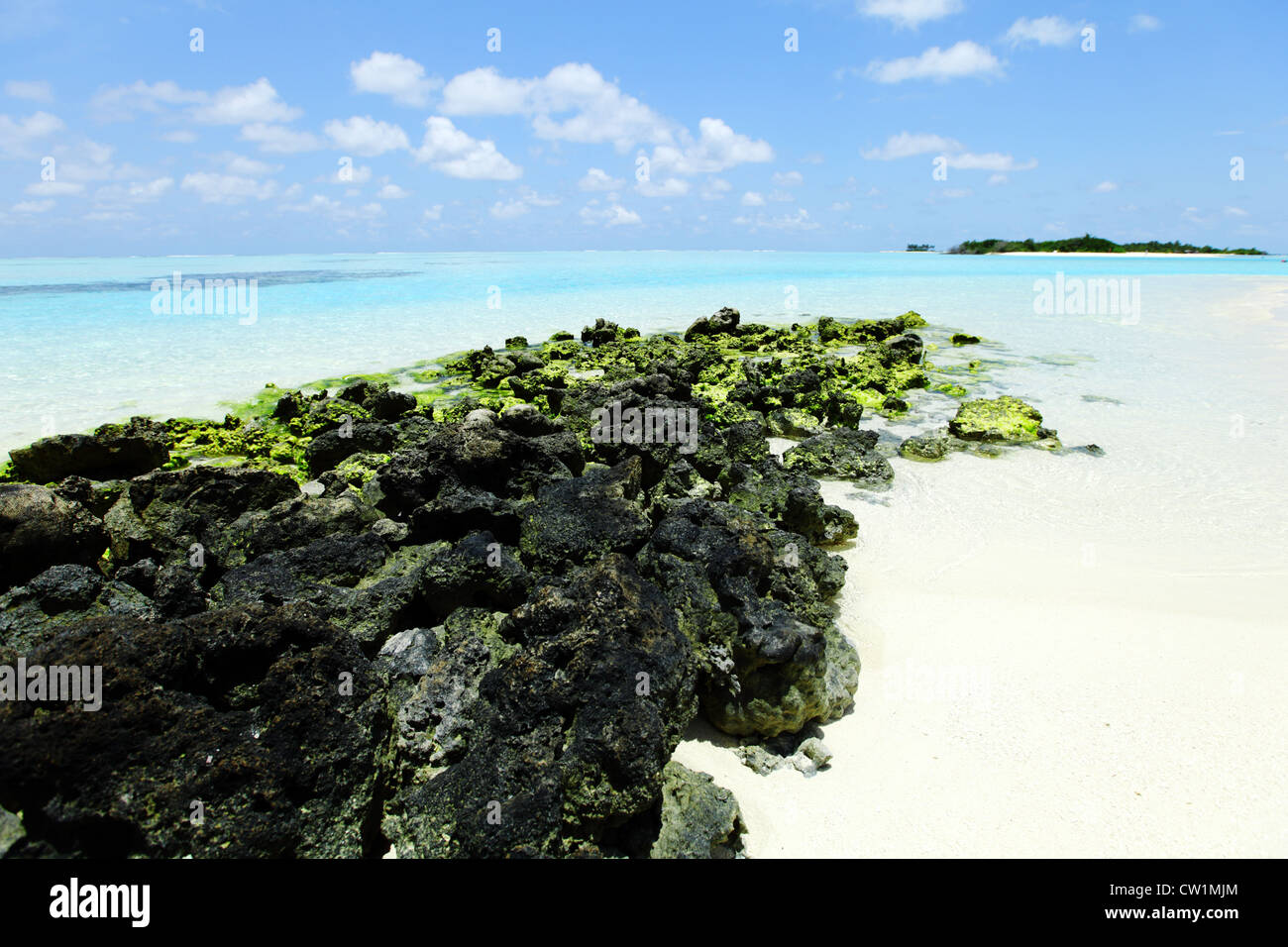 sea landscape blue water and reef Stock Photo - Alamy