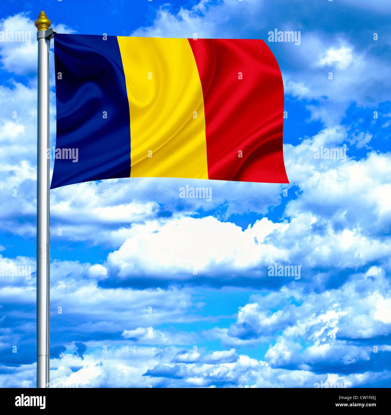 Romania flag paper 3d hi-res stock photography and images - Alamy