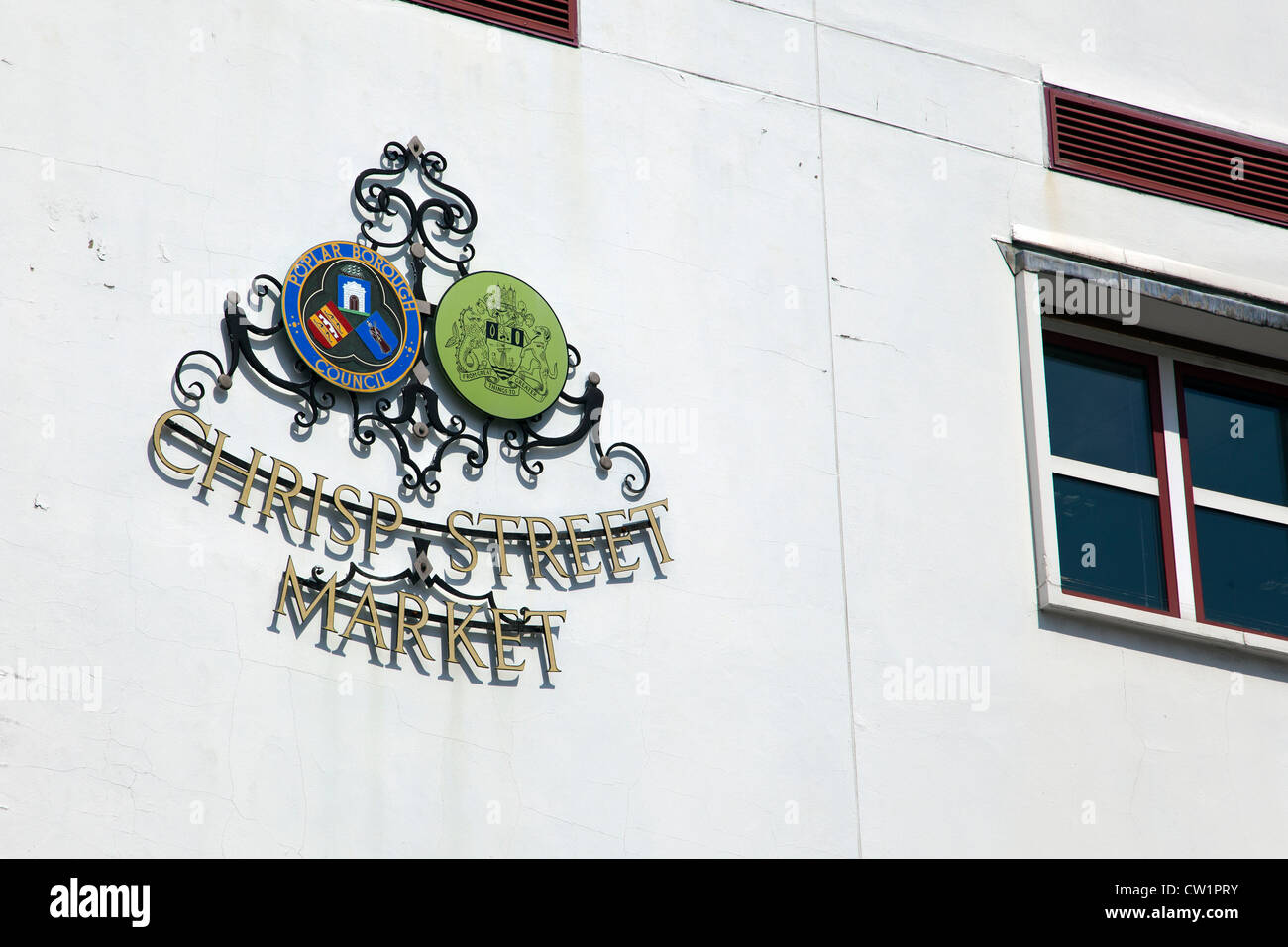 Chrisp Street Market, Poplar, Tower Hamlets, London, England, UK Stock ...
