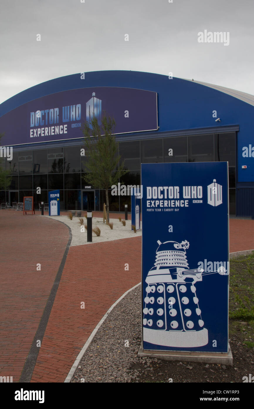 Dalek sign outside the former Dr Who Experience visitor centre in ...