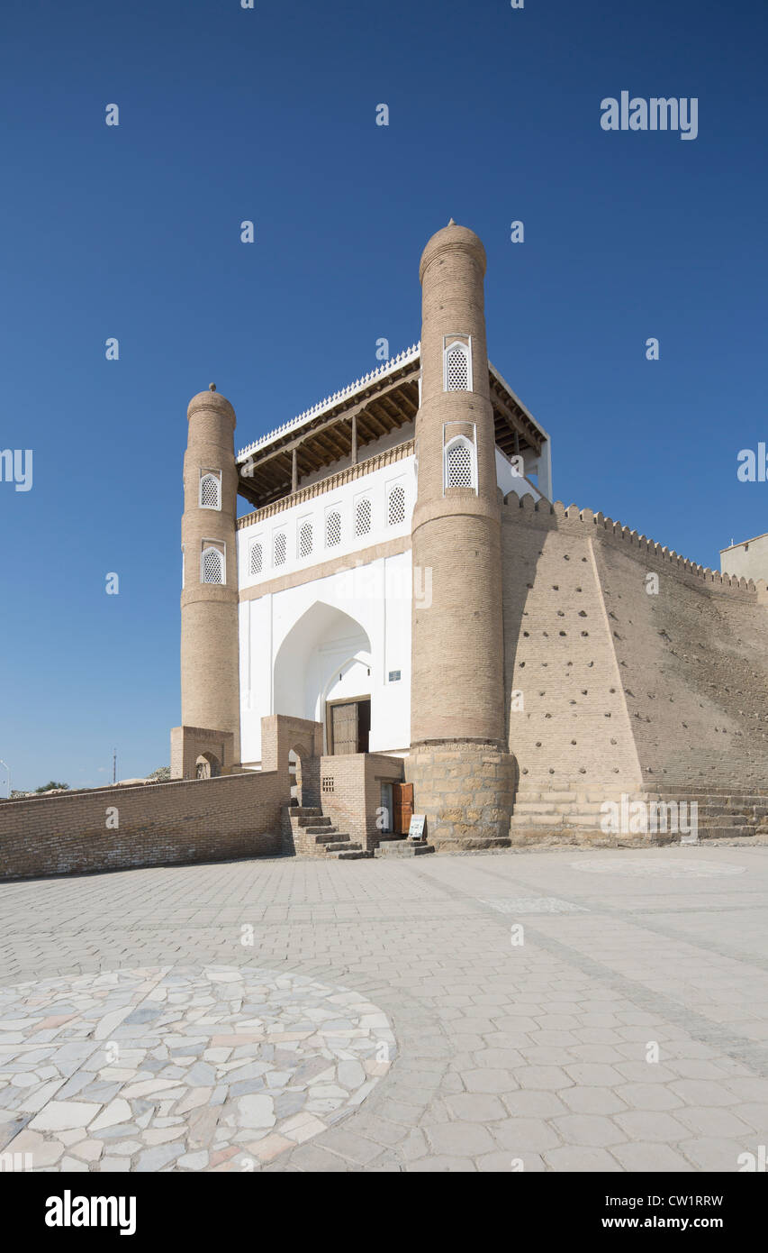 entrance to the Ark fortress, Bukhara, Uzbekistan Stock Photo - Alamy