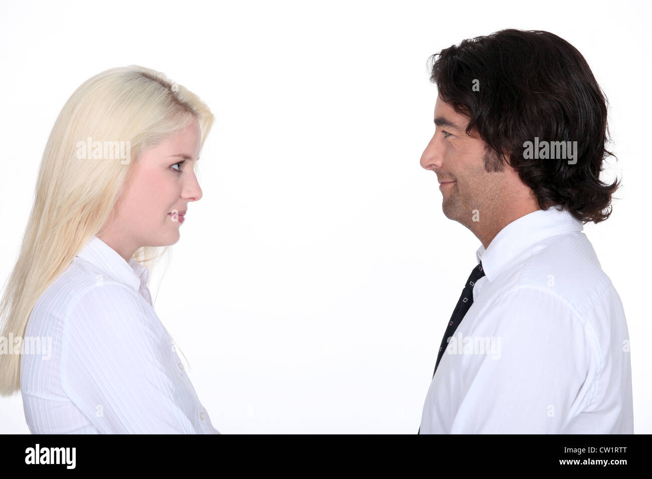 Man and woman Stock Photo - Alamy