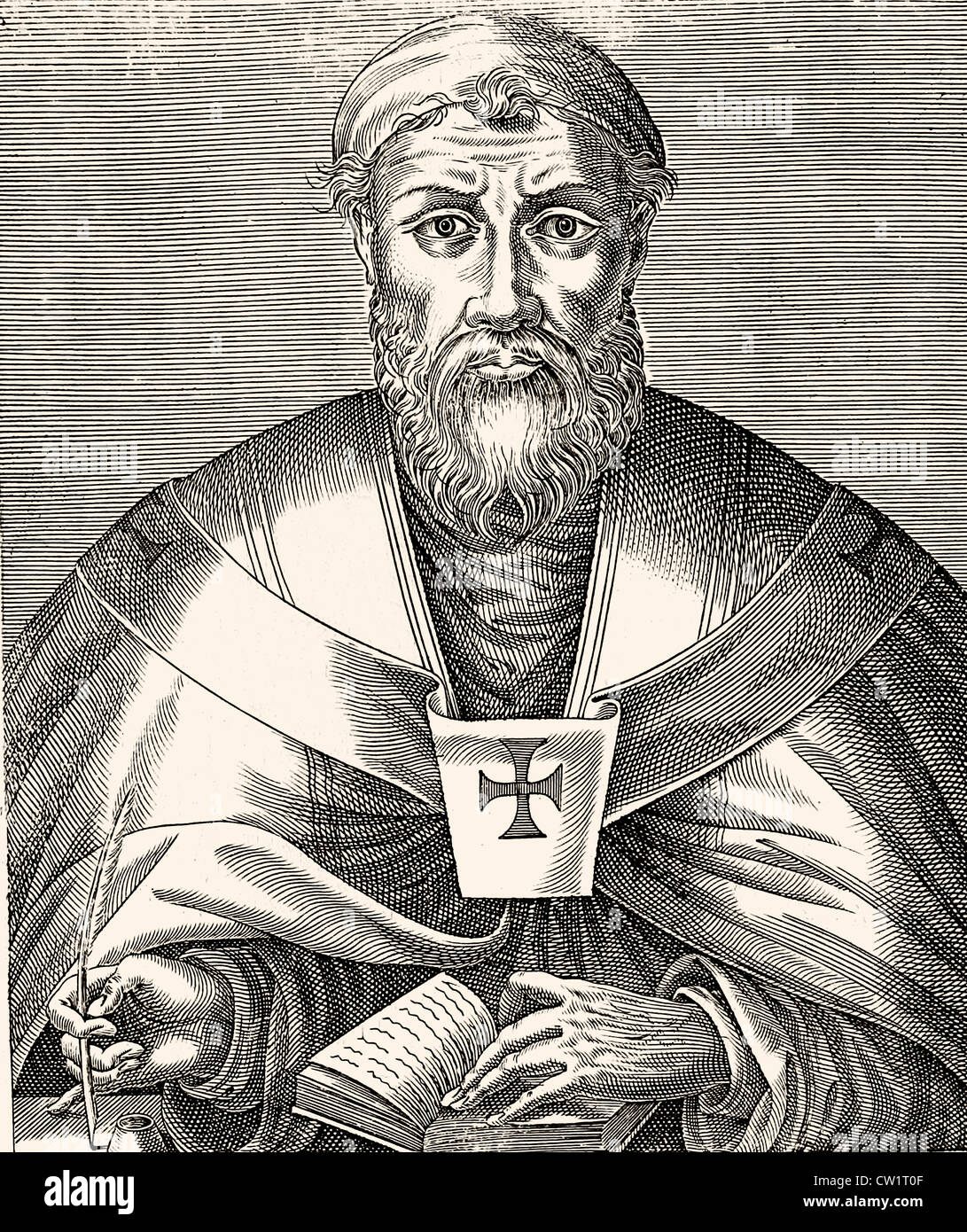 One of the four latin doctors of the church hi-res stock photography ...