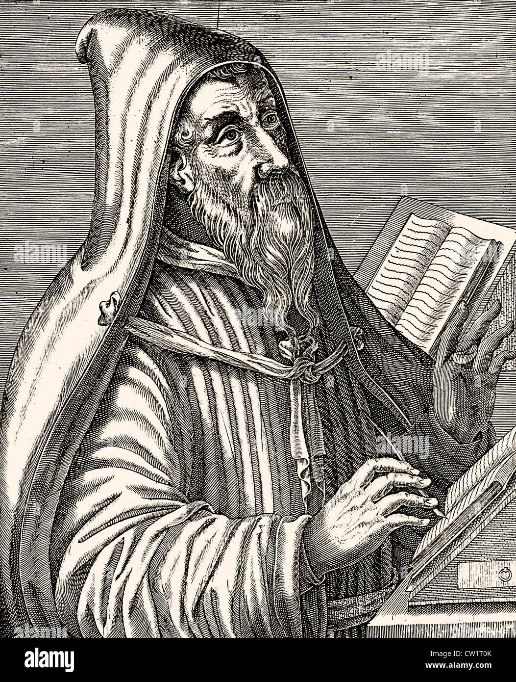 The four latin doctors of the church einerr late antiquity hi-res stock ...