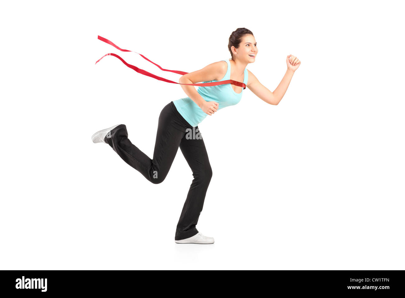 Marathon Runner Cut Out Stock Images & Pictures - Alamy
