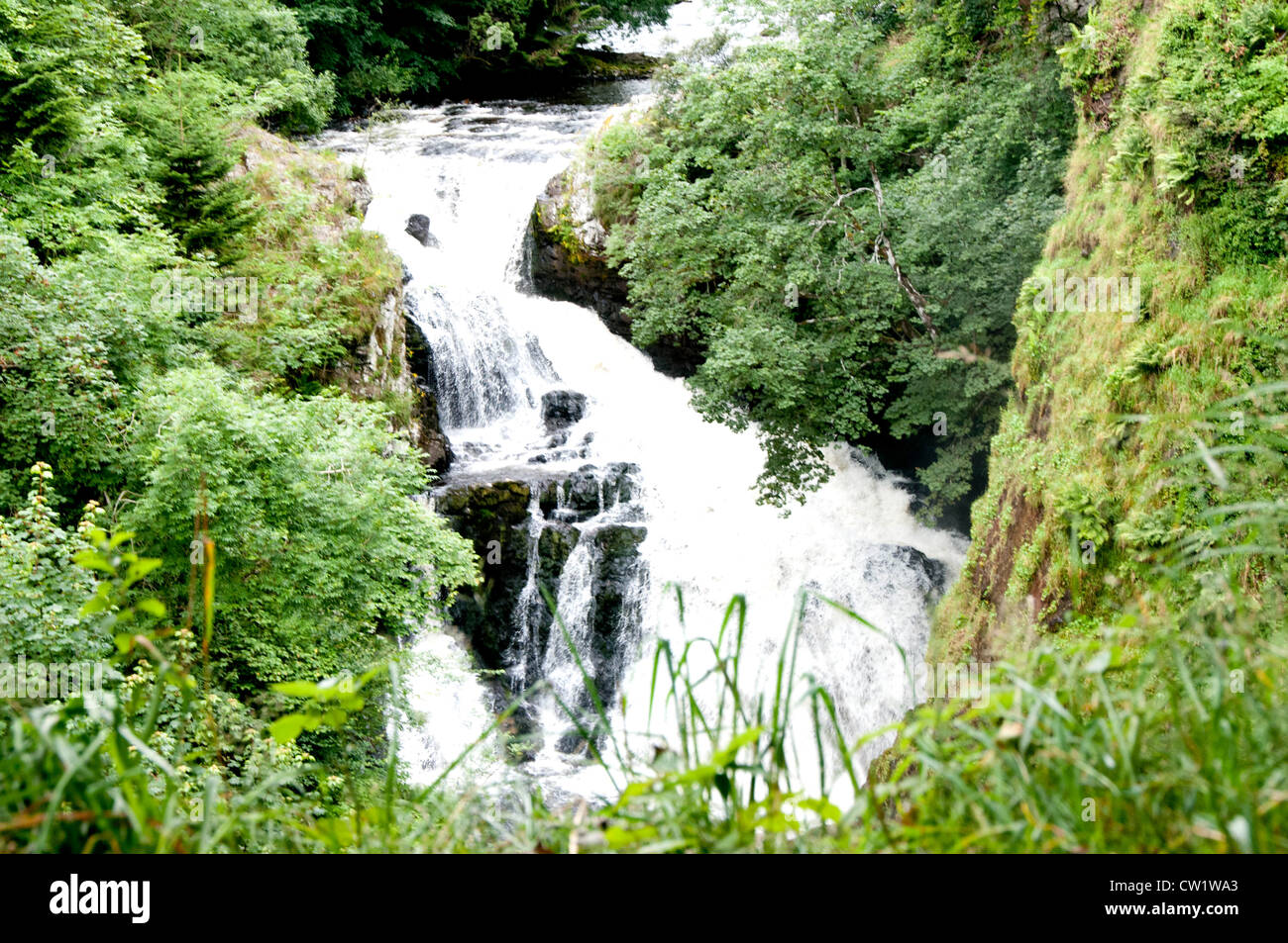 Reekie Linn Waterfall Stock Photo - Alamy